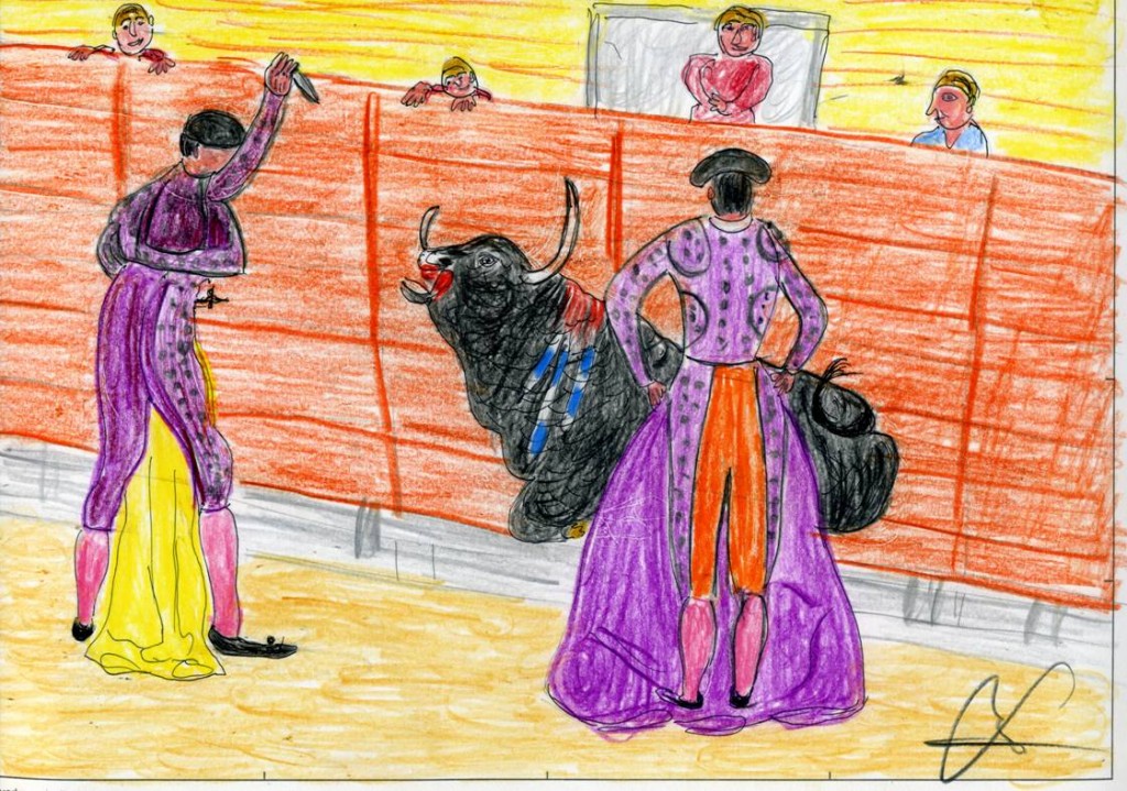 Flora Cantábrica » Blog Archive » Dibujos.Corrida de toros. Bullfight ...